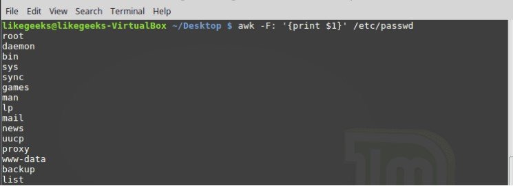 How To Use Multiple Awk Commands With Example Linux Iron